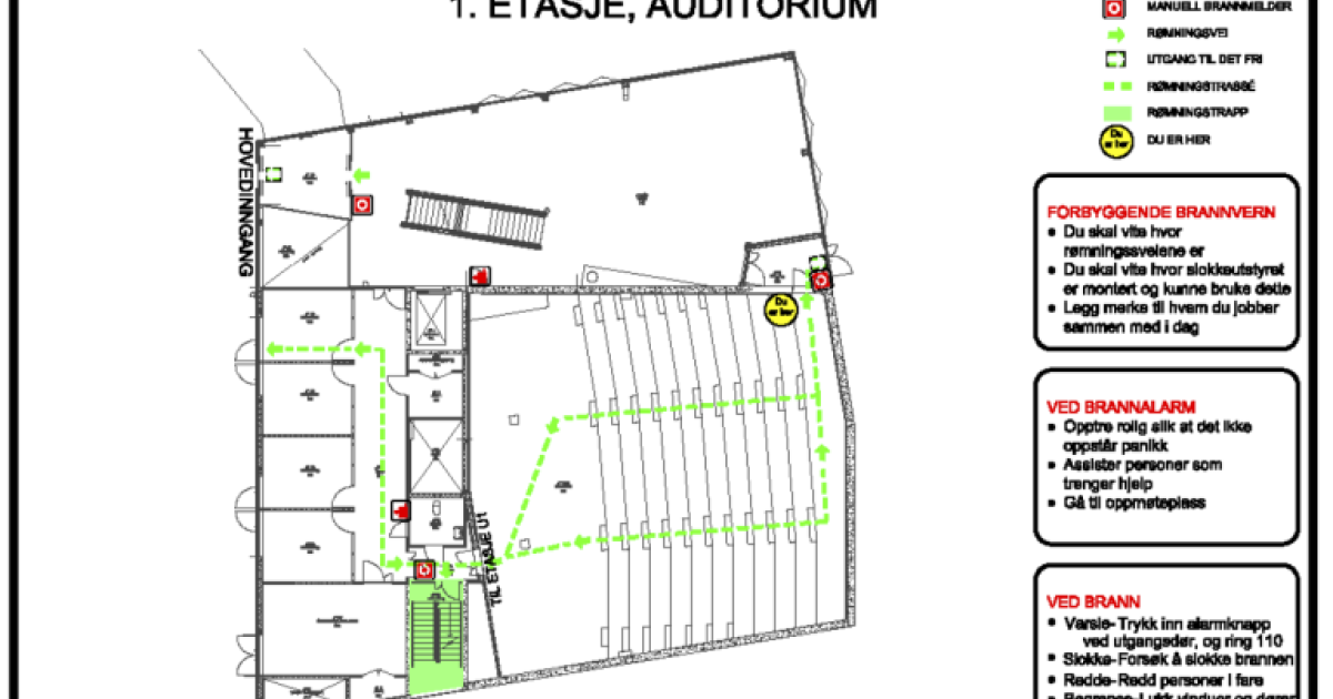 Evacuation instructions VID Oslo - vid.no